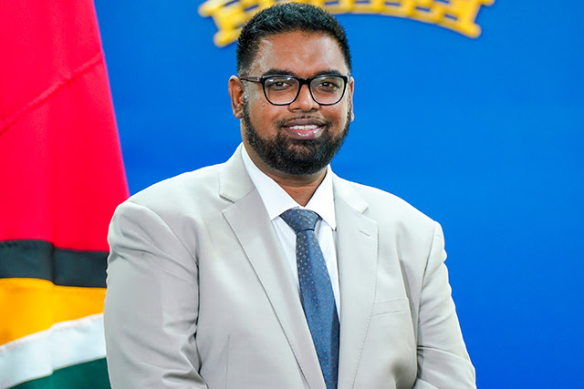 Message of President, Dr Mohamed Irfaan Ali, on the occasion of Arrival ...